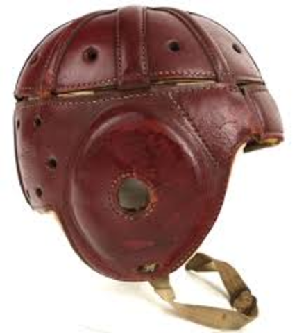 History of Football Helmets timeline | Timetoast timelines