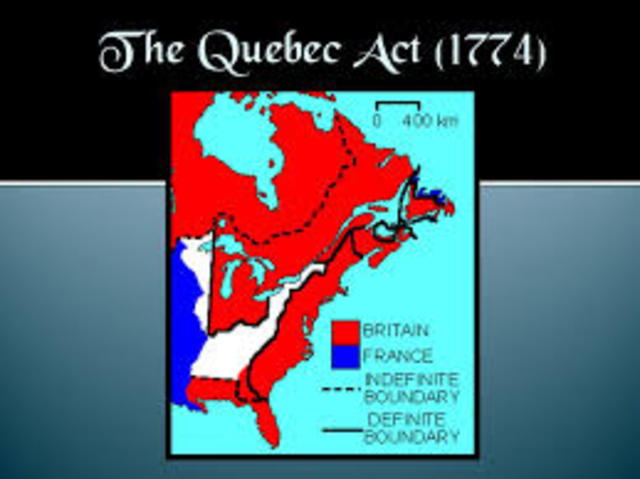 Acts of the Colonies timeline | Timetoast timelines