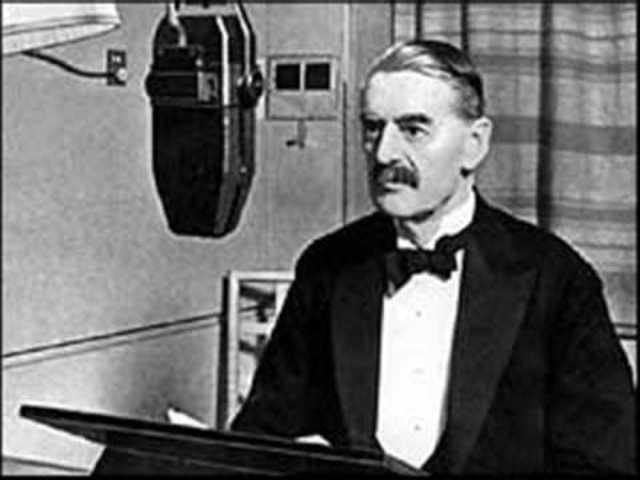 The Prime Minister of Britain, Neville Chamberlain, declares war on ...