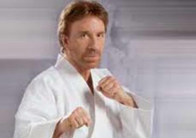 Time marches on only to run from Chuck Norris timeline | Timetoast ...