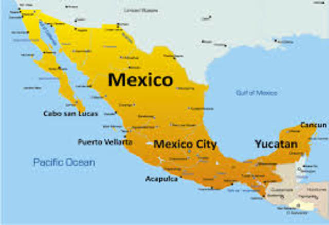 Mexico timeline | Timetoast timelines