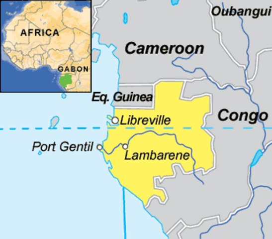 History of Gabon timeline | Timetoast timelines