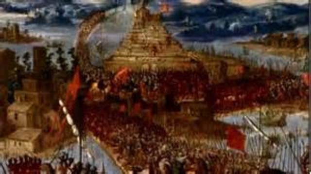 The Aztec meet the Spanish timeline | Timetoast timelines