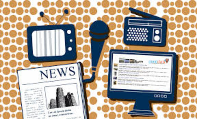 Historia de los Medios de Comunicación timeline | Timetoast timelines