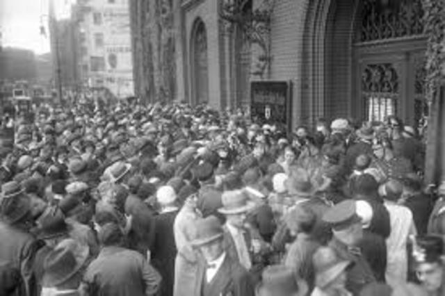 The Great Depression timeline | Timetoast timelines