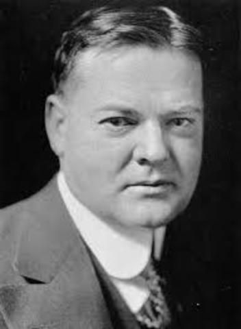 Herbert Hoover timeline | Timetoast timelines
