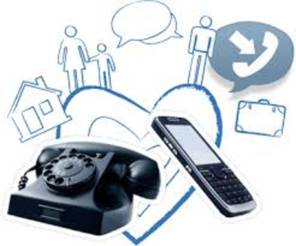 linea del tiempo del teléfono timeline | Timetoast timelines