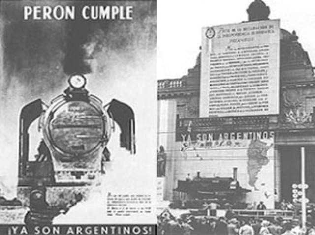 GOBIERNOS PERONISTAS timeline | Timetoast timelines