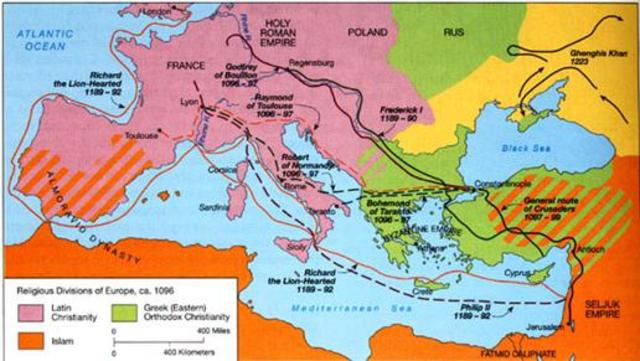 Crusades timeline | Timetoast timelines