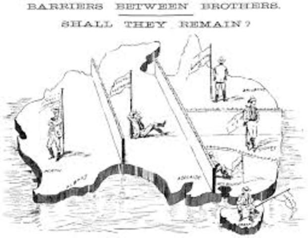Federation of Australia 1850 - 1901 timeline | Timetoast timelines