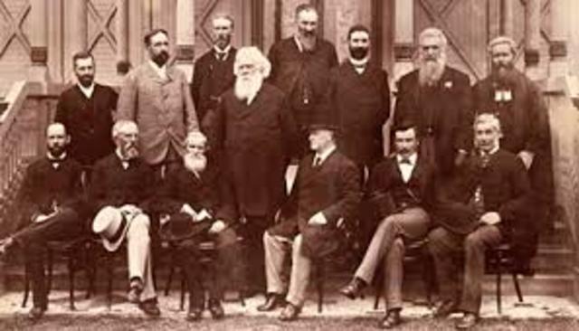 Federation of Australia 1850 - 1901 timeline | Timetoast timelines