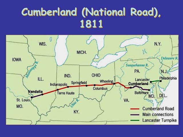 National Road Map Usa