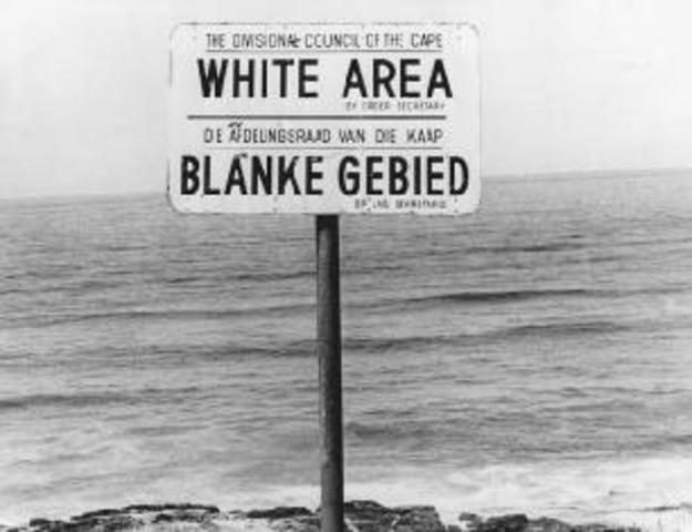 Apartheid Laws timeline | Timetoast timelines