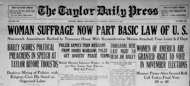 19th Amendment timeline | Timetoast timelines