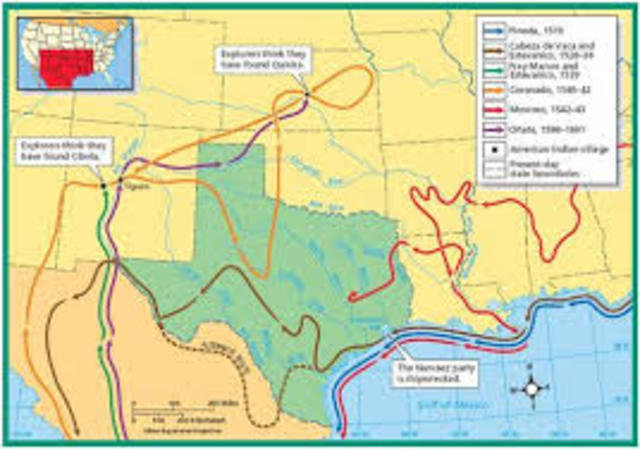 Spanish Exploration timeline | Timetoast timelines