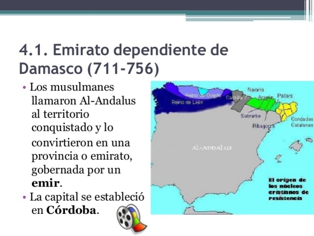 ESPAÑA DESDE EL AÑO 711 AL 1492 timeline | Timetoast timelines