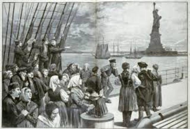 Immigration Waves in the United States timeline | Timetoast timelines