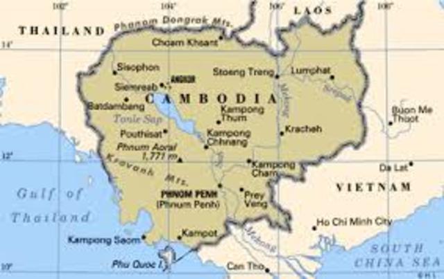 Timeline on the History of the Khmer Empire | Timetoast timelines