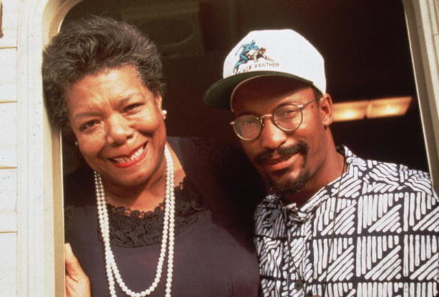 Maya Angelou And Her Son