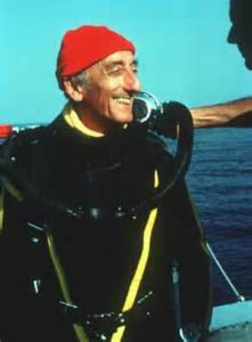 Jacques Cousteau (1910-1997) timeline | Timetoast timelines
