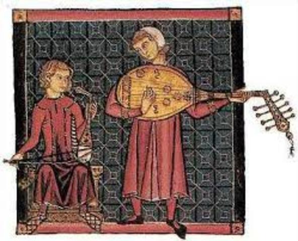 A középkor zenéje timeline | Timetoast timelines