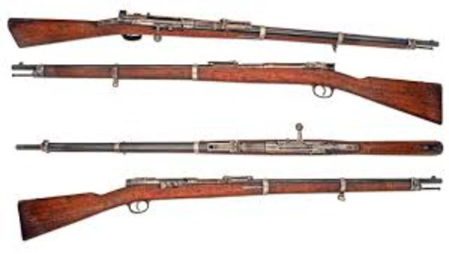 Weapons of 1800-1920 timeline | Timetoast timelines