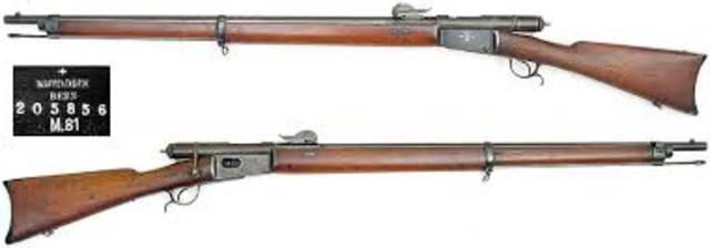 Weapons of 1800-1920 timeline | Timetoast timelines