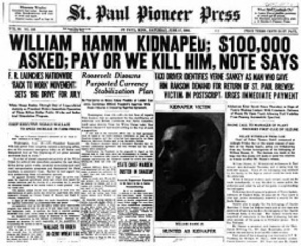 Barker-Karpis Gang timeline | Timetoast timelines