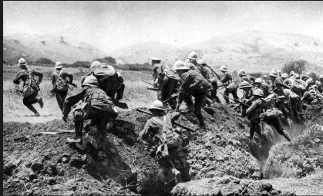 Az első Világháború tíz nagy csatája timeline | Timetoast timelines