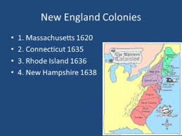 10 Important Event's that Occurred in 13 Colonies (1607-1732) Timeline ...
