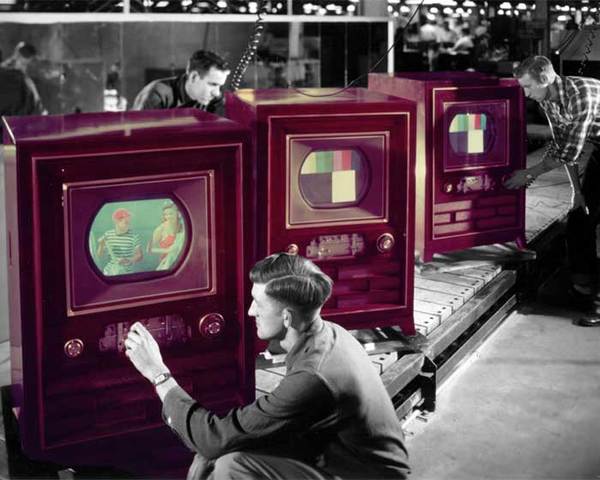 Histoire de la télévision timeline | Timetoast timelines