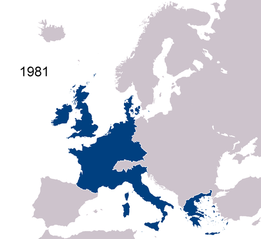 UNIÓN EUROPEA 1980 - 1989 timeline | Timetoast timelines
