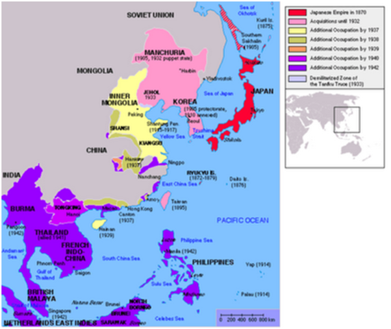 Japanese Imperialism 1894- 1941 timeline | Timetoast timelines