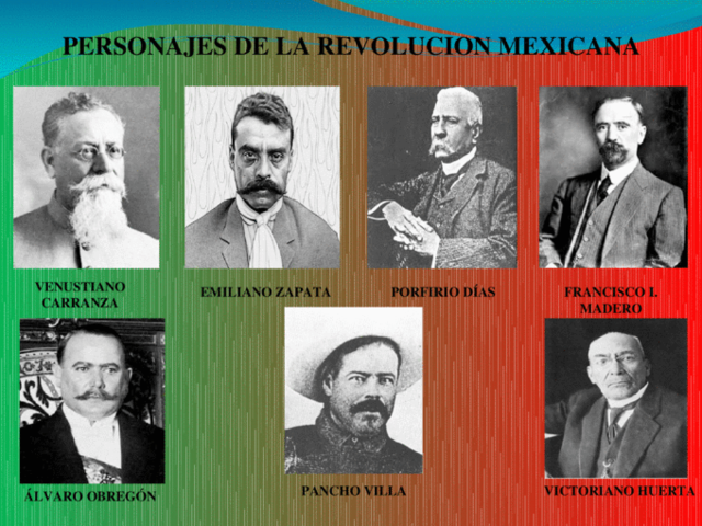 Nombre De Los Personajes De La Revolucion Mexicana