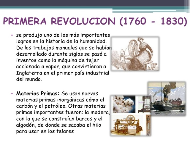 la industria antes y después timeline | Timetoast timelines