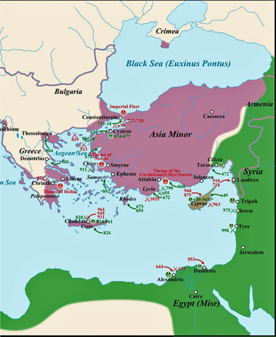 History of the Byzantines timeline | Timetoast timelines