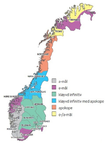 Språkutvikling i Norge timeline | Timetoast timelines