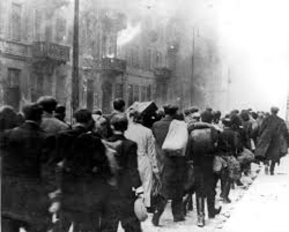 Warsaw Ghetto Uprising timeline | Timetoast timelines