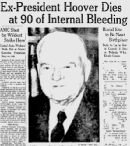 Herbert Hoover by: Gabriel Reynolds timeline | Timetoast timelines