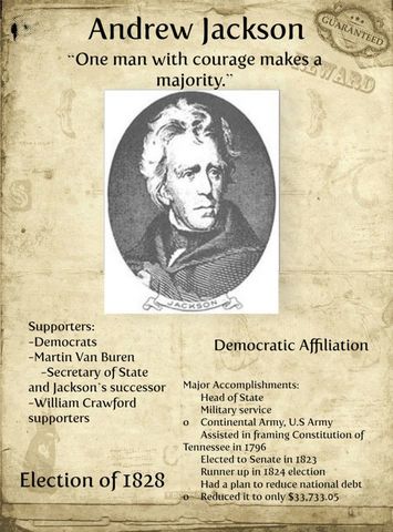 Andrew Jackson timeline | Timetoast timelines