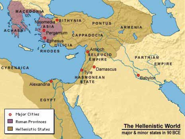 Hellenistic Period timeline | Timetoast timelines