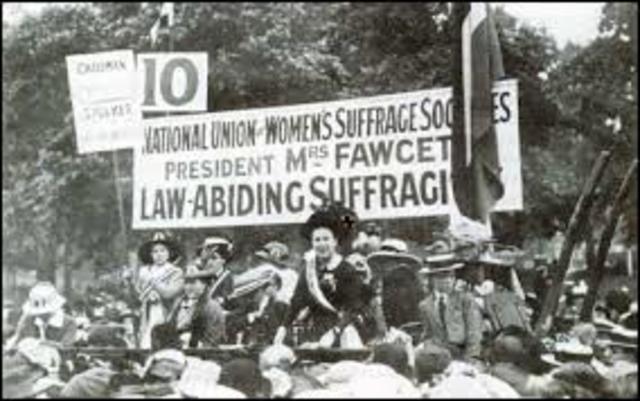 The suffragette movement 1906-1914 timeline | Timetoast timelines