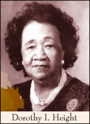 Dorothy Height timeline | Timetoast timelines