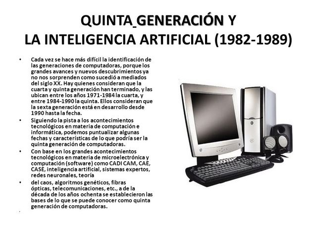 Primera generación de computadoras timeline | Timetoast timelines