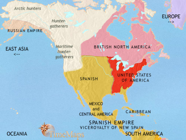 History of North America timeline | Timetoast timelines