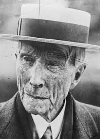 John D. Rockefeller timeline | Timetoast timelines