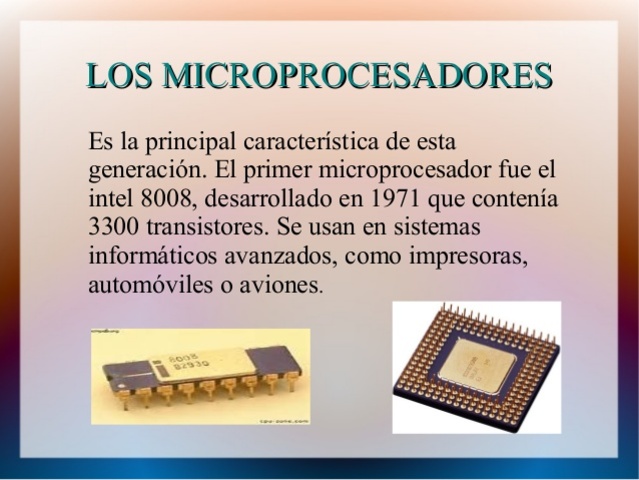 Generaciones de La Computadora timeline | Timetoast timelines