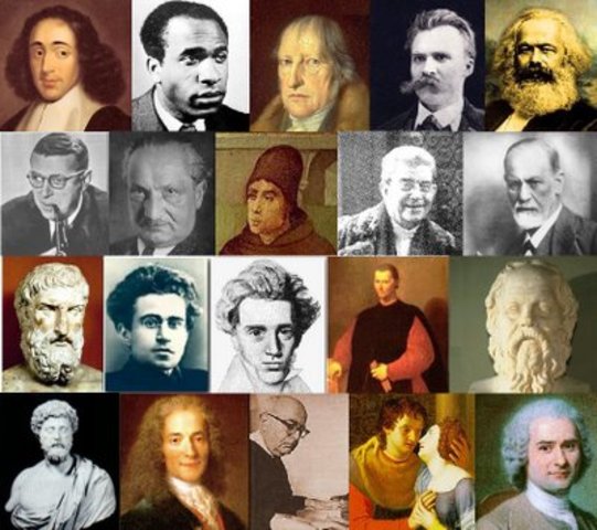 Filósofos atraves del tiempo timeline | Timetoast timelines