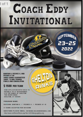 Connecticut (CT) Riverhawks Coach Eddy Invitational - Shelton, CT ...