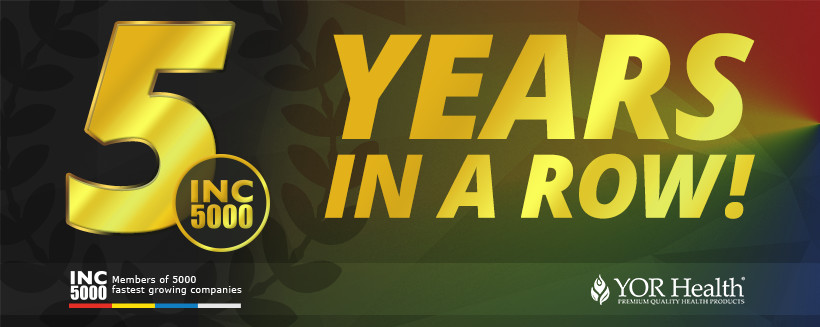 On the Inc. 5000 List Five Years in a Row!